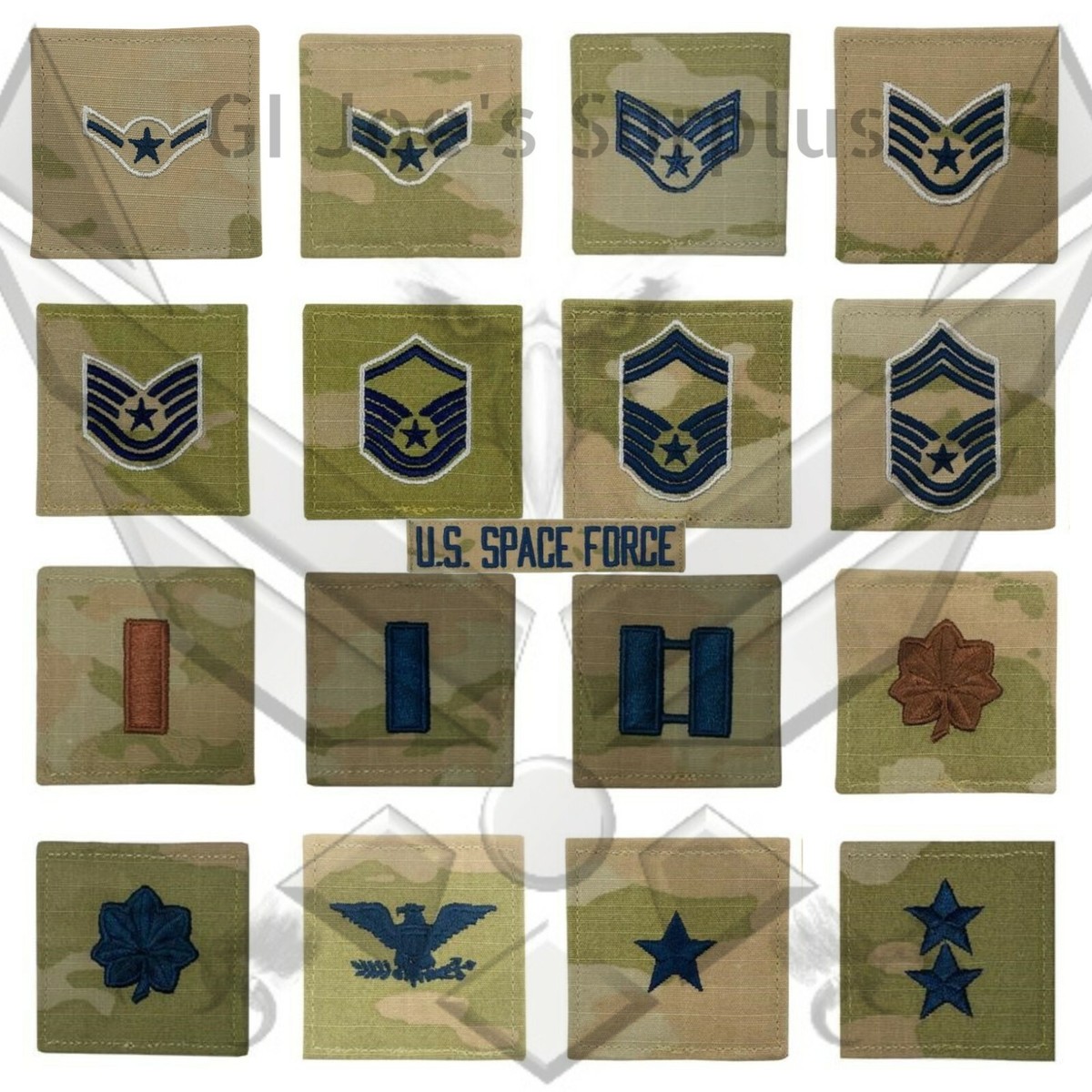 Usaf Rank Pins
