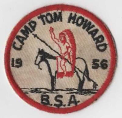 1956 BSA Camp Tom Howard RED Bdr. (STAINED) [CA2955] | eBay