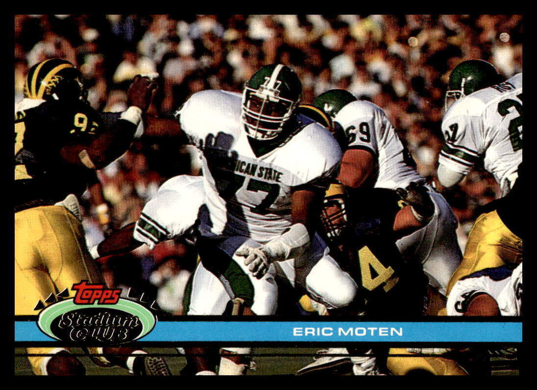 1991 Stadium Club #138 Eric Moten Rookie San Diego Chargers | eBay