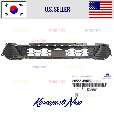 Grille Front Bumper LOWER 86565J9NB0 ⭐OEM⭐ Hyundai Kona N-Line 2022 ...