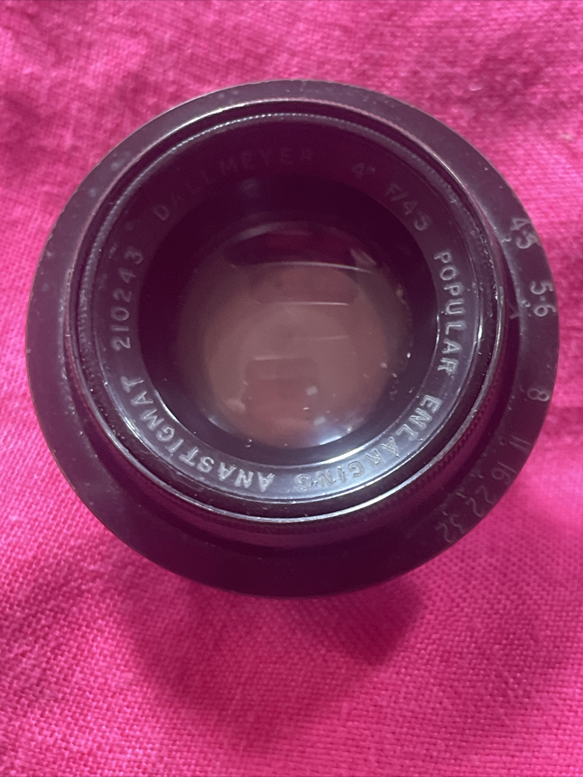 Dallmeyer Anastigmat 4 Inch F4.5 Popular Enlarging Lens - UK Free Pp | eBay