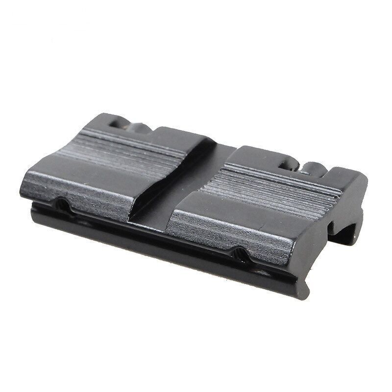 2PCS Dovetail 11mm to 20mm Picatinny Rail Adapter Scope Mount Base ...