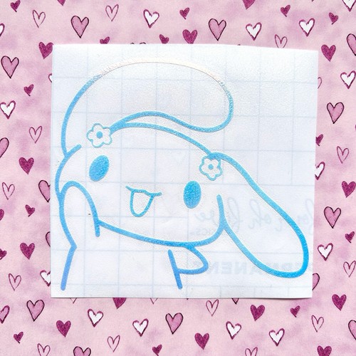 Cinnamoroll Waving Peeker Waterproof Car Decal | Car Sticker | Cute Car ...