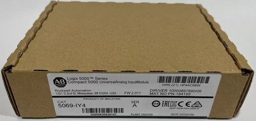New Factory Sealed AB 5069-IY4 / A Logix 5000 Analog Input Module ...