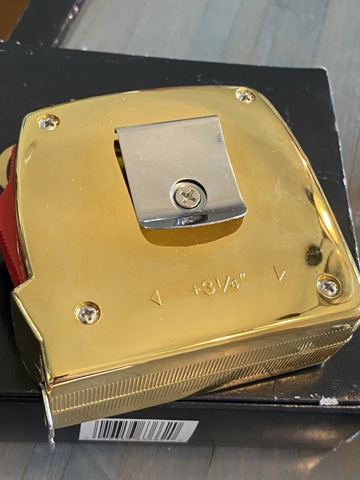 Starrett 25' Tape Measure 24K Gold Plated Limited Edition The Golden ...