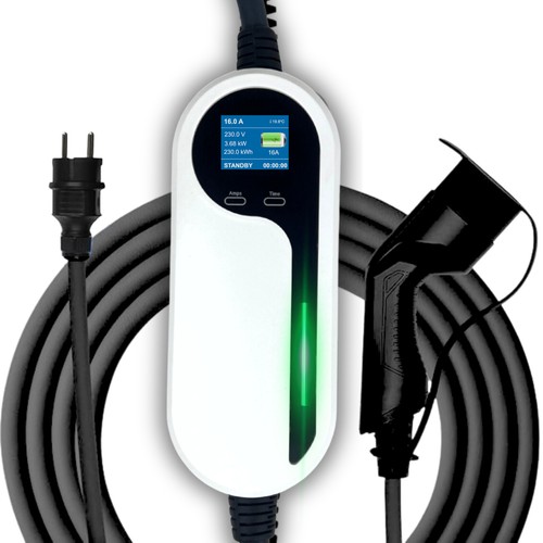 Loady Mode 2 einstellbare Mobile Ladestation - Typ 2 - Schuko - 6-16A ...