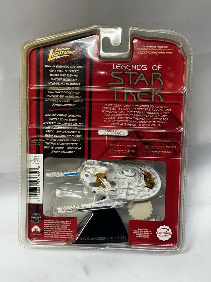 NEW JOHNNY LIGHTNING LEGENDS OF STAR TREK USS MAJESTIC NCC-31060 ...