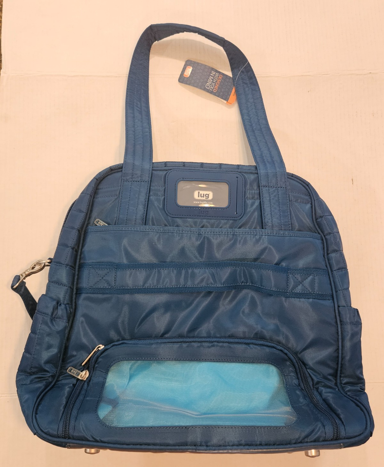 New With Tags LUG Puddle Jumper Overnight Bag Teal Blue Water Repellent ...