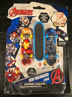 Marvel Avengers Hero Fingerboards 3 Pack | eBay