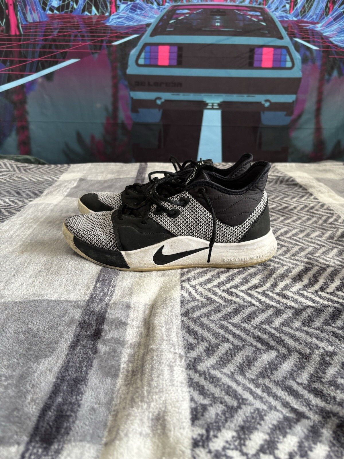 Nike Paul George 3 Basketball Shoes Men’s Size 10.5 Black/White ...