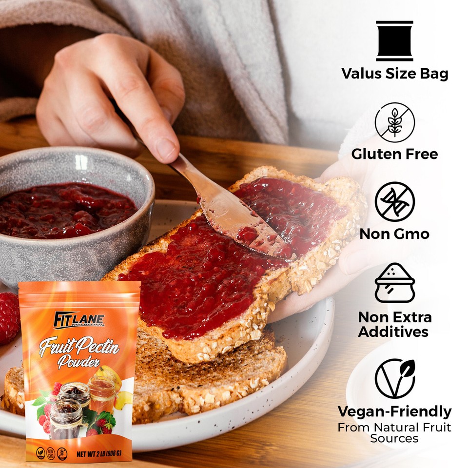 Fruit Pectin Powder for Jams and Jellies. Natural, Vegan and NON-GMO. 2 ...