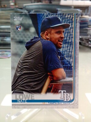 2019 Topps Update US291 Nate Lowe Photo Variation SSP RC | eBay