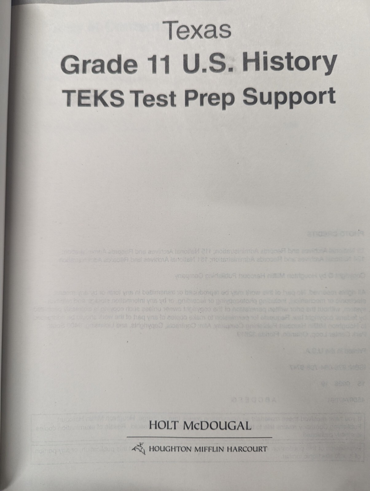 Holt Mcdougal United States History Ser.: Holt Mcdougal United States ...
