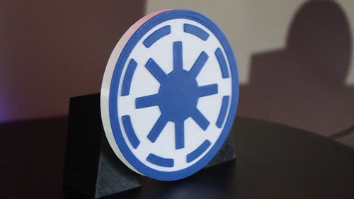 Galactic Republic Emblem 3D printed Logo Sign Wall Desk Shelf Art | eBay