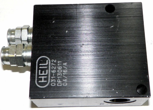Heil Hydraulic Manifold Block Cartridge Valve 031-6272 for sale online ...