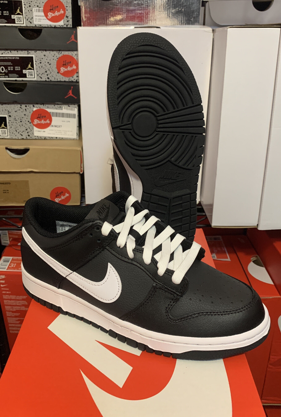 Nike Dunk Low Retro White Black Panda Shoes DJ6188-002 DH9765-002 GS ...