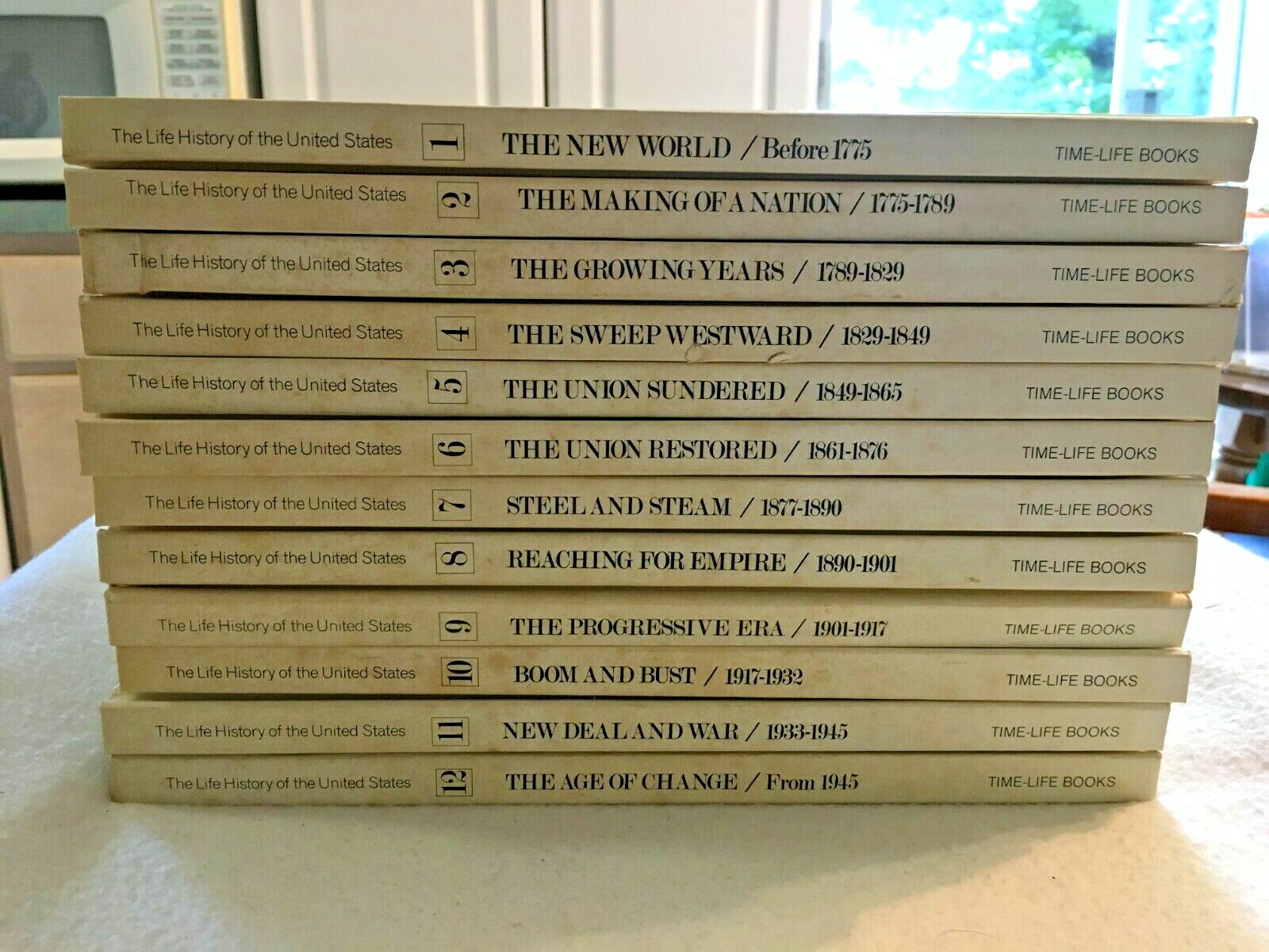 The Life History of the United States - 12 Volume Set - Vintage Time ...