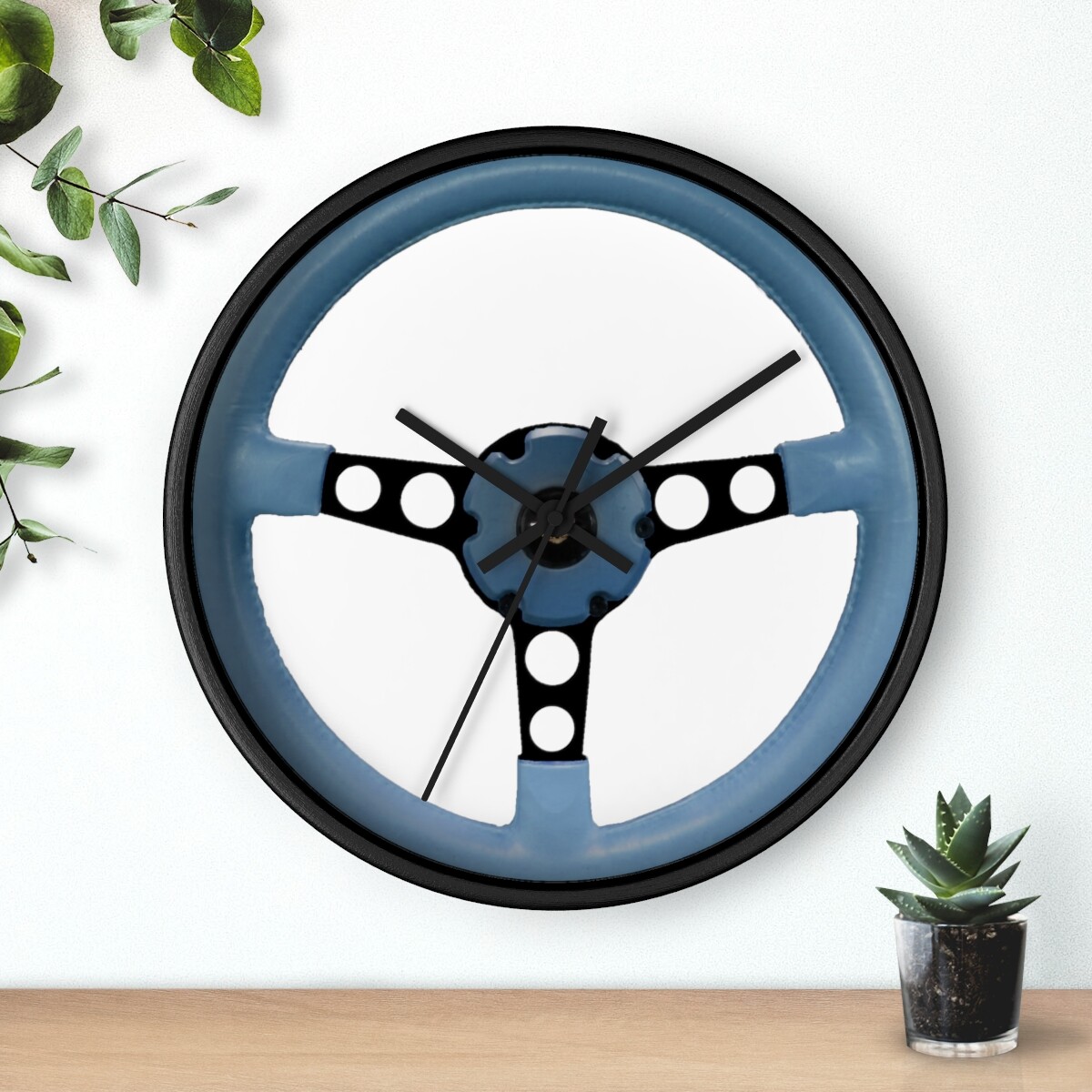 Blue Pontiac Firebird Trans Am Wall clock Gift Classic Muscle Steering ...