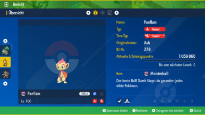 Shiny Panflam 6IV | LVL 100 | Pokemon Karmesin / Purpur / Scarlet ...