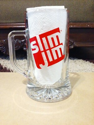 Slim Jim Glass Mug - 16 oz - NEW | eBay