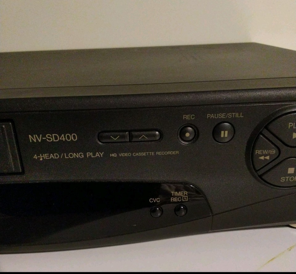 Panasonic SD400 NV-SD400B Player & Recorder Superdrive VHS VCR Retro ...