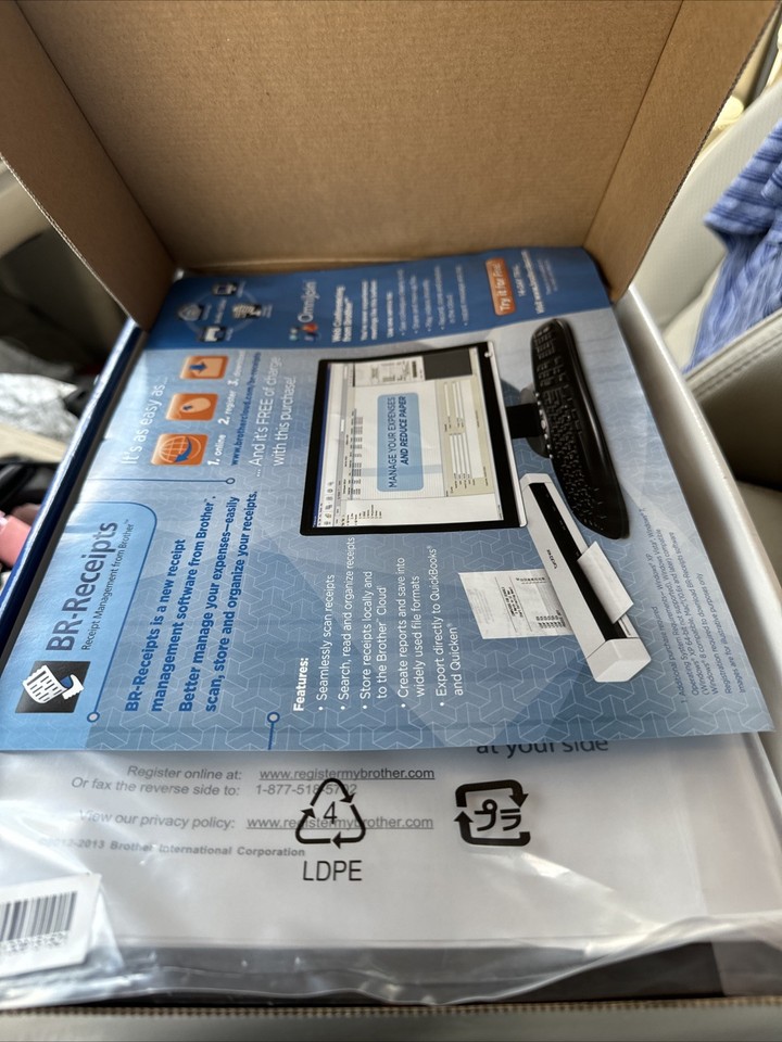 Brother DS-920DW Wireless Duplex Mobile Color Page Scanner - White | eBay