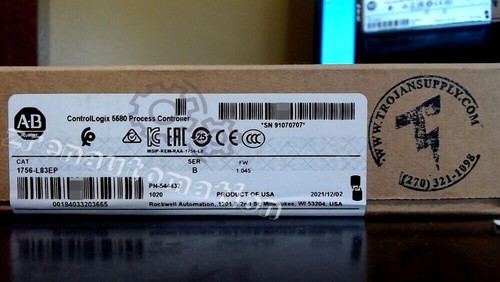 1756-L83EP AB ControlLogix 5580 Process Controller 1756L83EP Expedited ...
