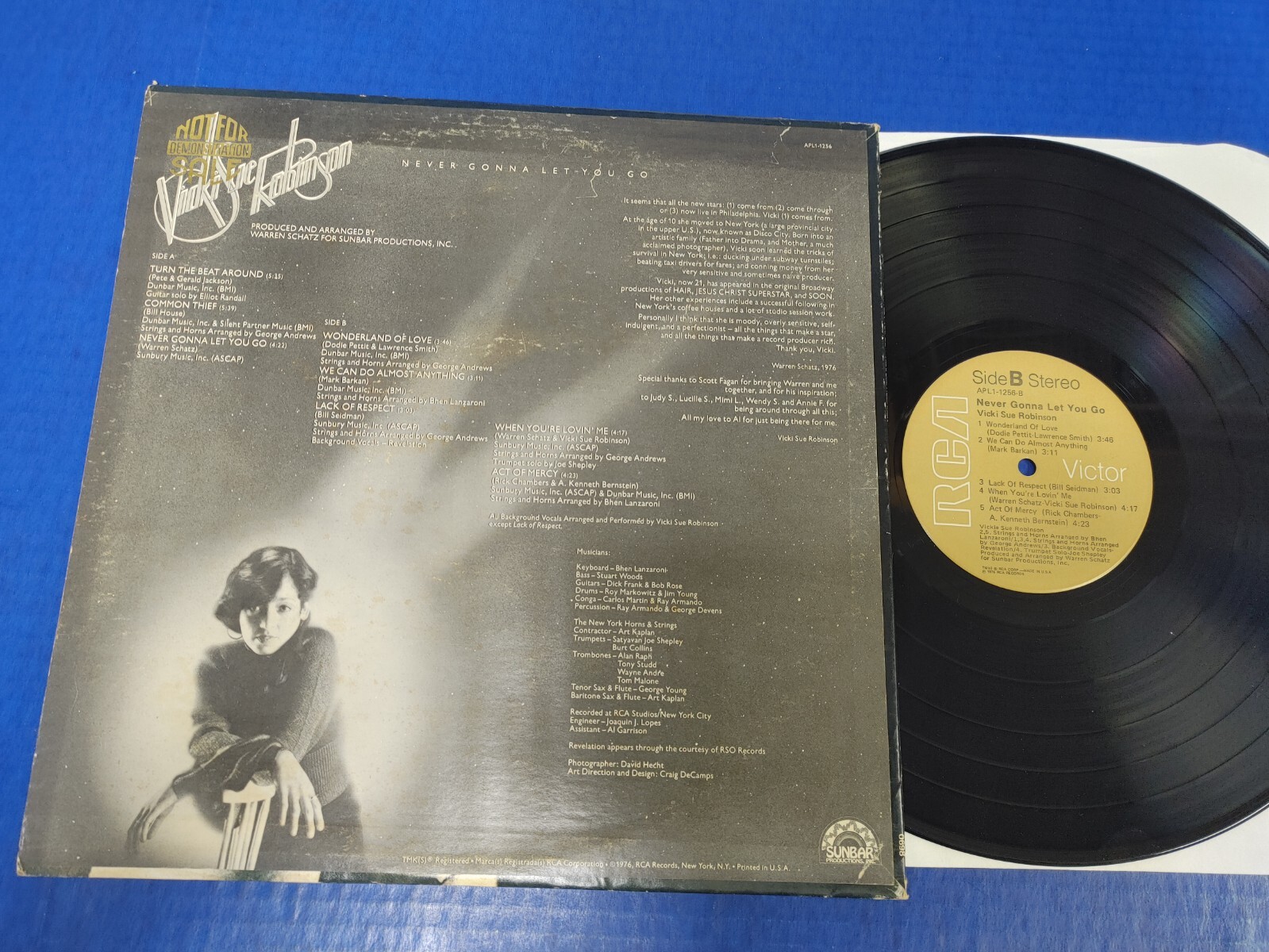 Vicki Sue Robinson - Never Gonna Let You Go - 1976 Dance Disco LP VG+ ...