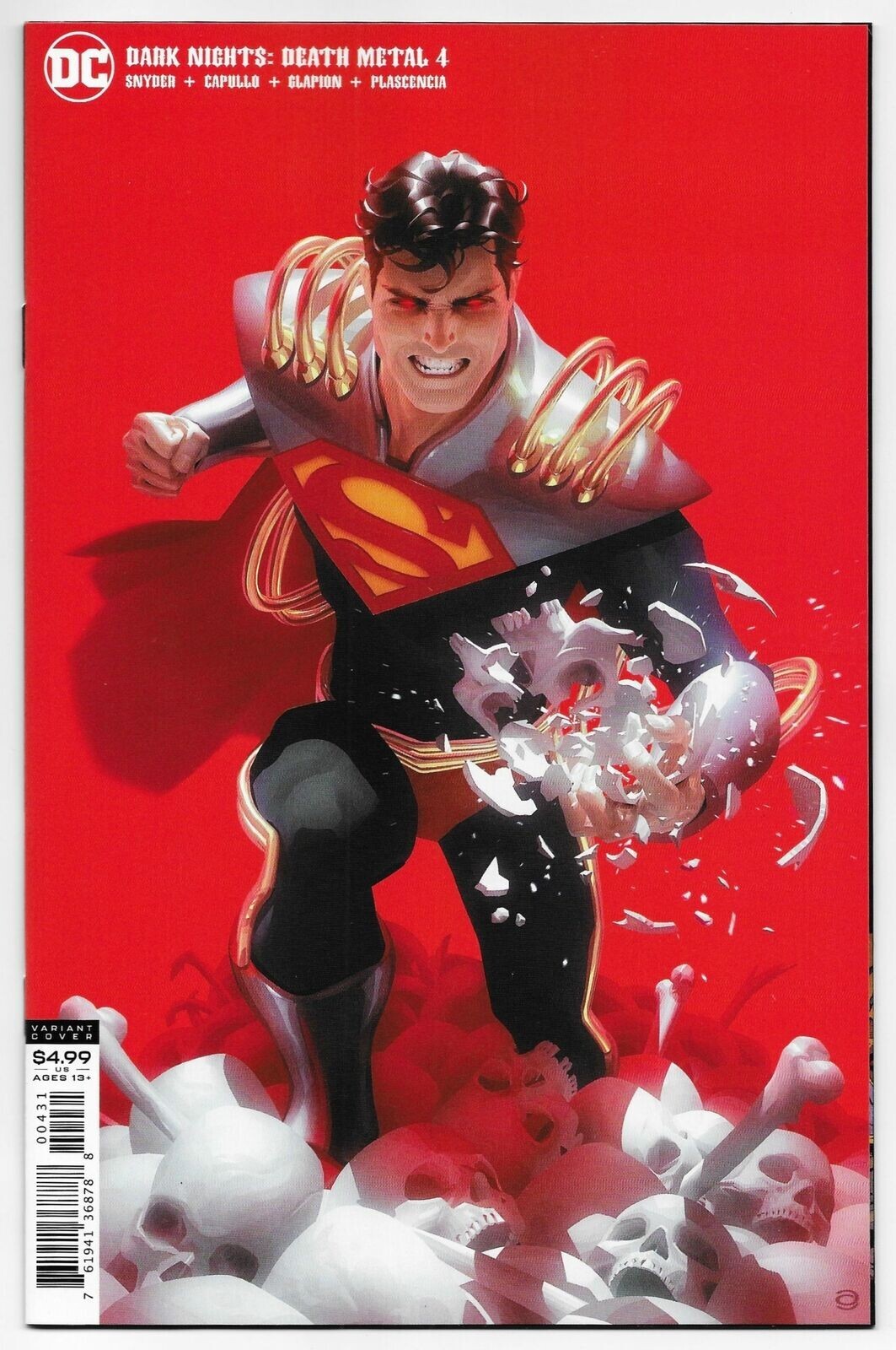 DARK NIGHTS DEATH METAL #4 NM 2020 ALEX GARNER SUPERBOY PRIME VARIANT b ...