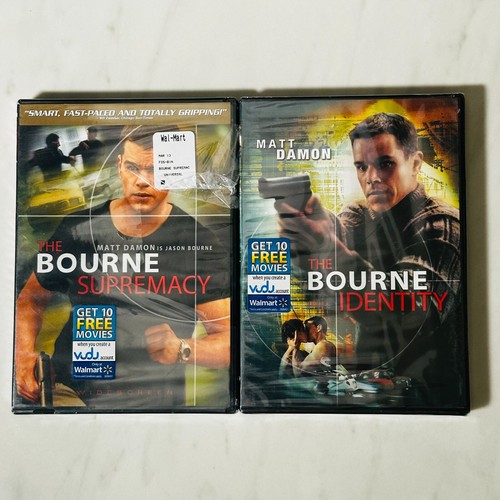 Bourne Lot of 2 - DVD - Identity - Supremacy - Matt Damon - New ...