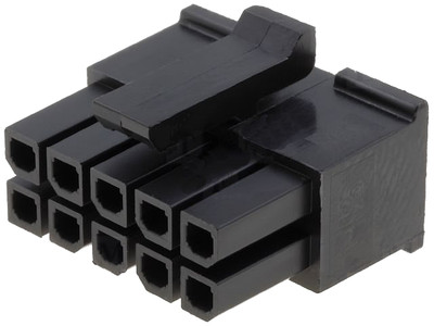 HOUSING CONNECTOR MICRO FIT MALE 5x2 WAY MOLEX 43025-1000 PRICE FOR 1 ...