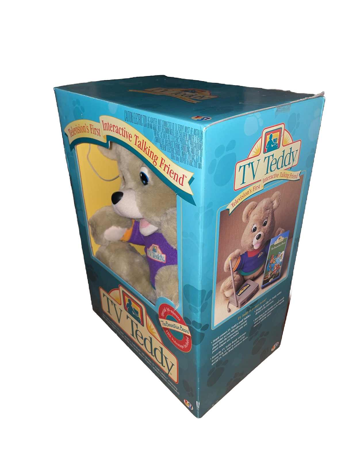 TV Teddy Bear Television's First Interactive Talking Friend VHS 1993 ...