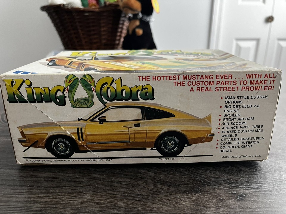 Mustang Two King Cobra Model Kit By MPC 1/25, Issued In 1977. | eBay