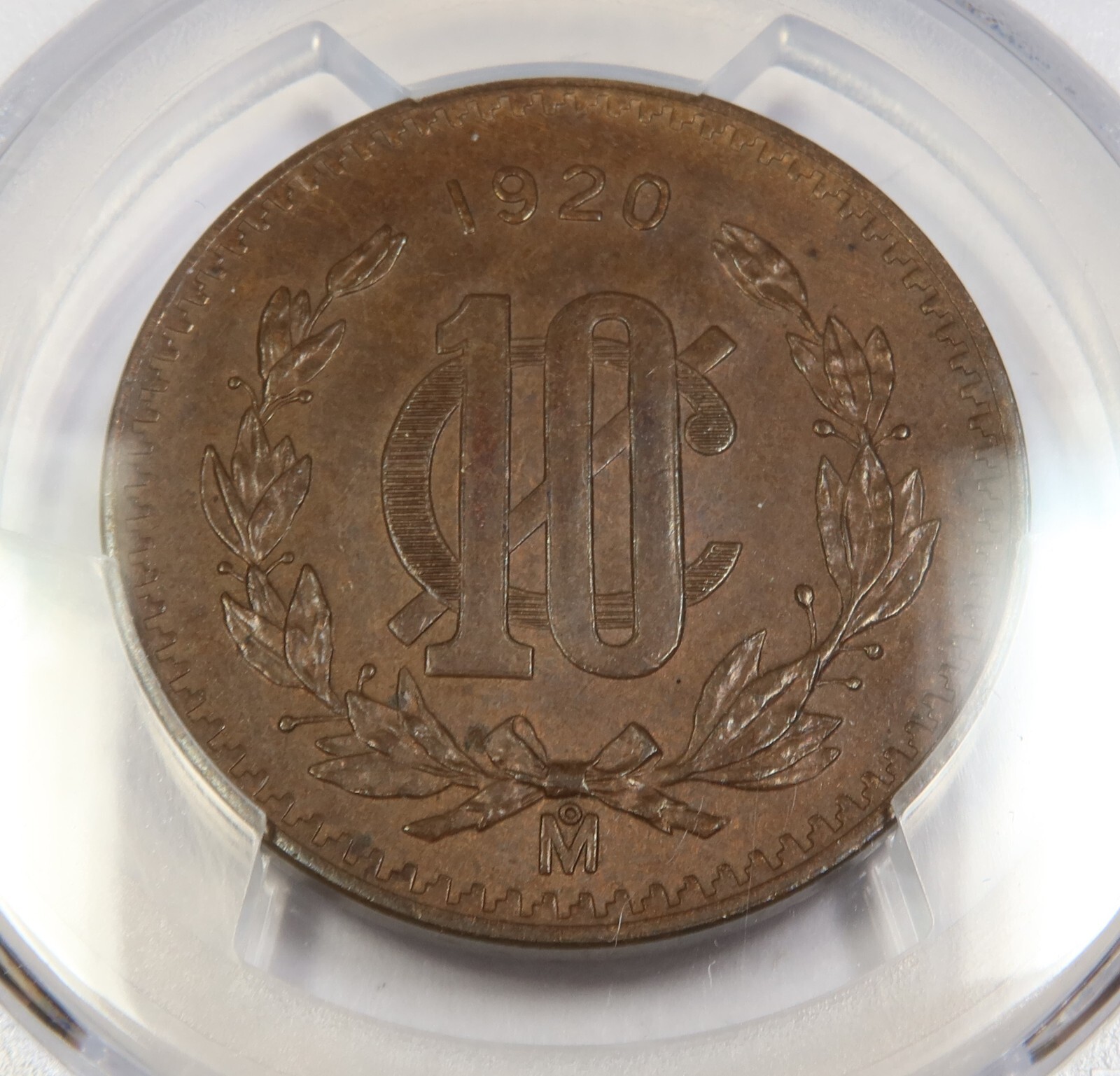 1920 Mo PCGS MS64 BN Brown MEXICO - UNC 10 Centavos 10C Coin #41300A | eBay