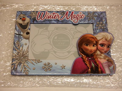 Disney, Frozen Trio Elsa Anna Olaf Picture Frame, 4x6 photo | eBay