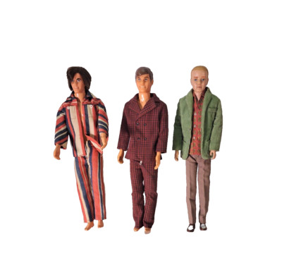 Mattel 1960's Ken Dolls Mod Hair Ken Molded Hair Ken Flocked Hair Ken ...