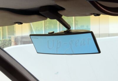 Universal Broadway Convex Interior Clip On Rear View Blue Tint Mirror ...