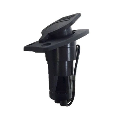 Marine Boat Black Nylon Cap 2-Prong Stern Light Top Socket Plug-In SS ...