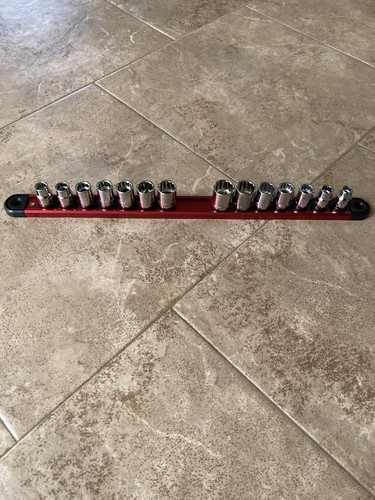 Craftsman 15 pc Standard Socket Set SAE Metric 3/8 Dr Magnetic Socket ...