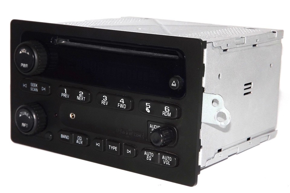 Chevy & GMC 2005-2009 Truck Radio - AM FM CD Player w Aux MP3 Input OEM ...