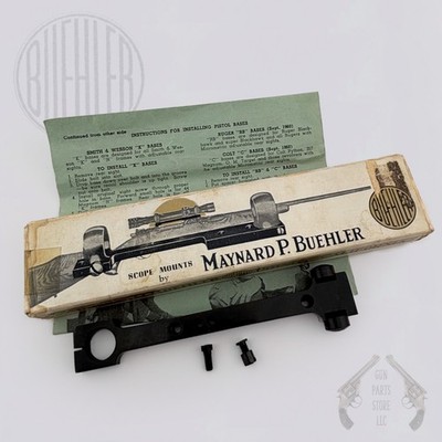 BUEHLER Pistol Scope Mount Base for SMITH & WESSON K Frame Revolvers | eBay