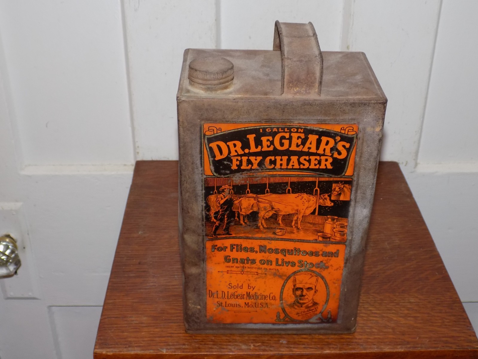 Vintage Dr. Legear’s Fly Chaser 1 Gallon EMPTY Can | eBay