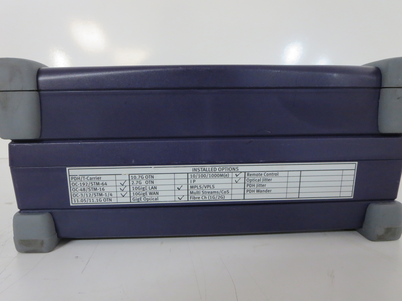 JDSU T-BERD 8000 SCALABLE MULTITEST PLATFORM WITH TRANSPORT MODULE V2 ...