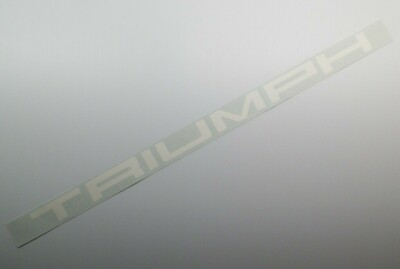 New TRIUMPH Logo Windshield Vinyl Decal TR6 TR7 TR8 Sprint Spitfire ...