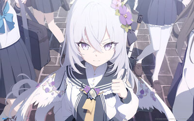 Anime blue archive azusa girls flower in Playmat Game Mat Desk | eBay