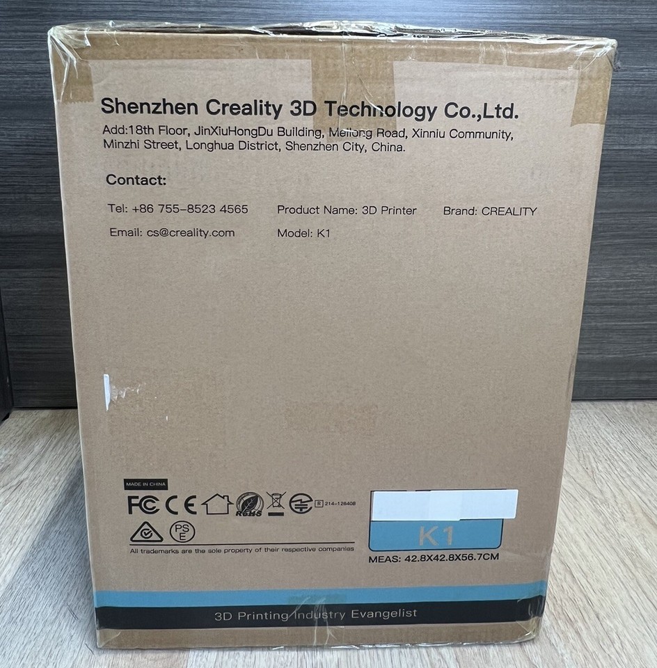 Creality K1 3D Printer 600mm/s Fast Printing Printing Sz 8.66x8.66x9.84 ...