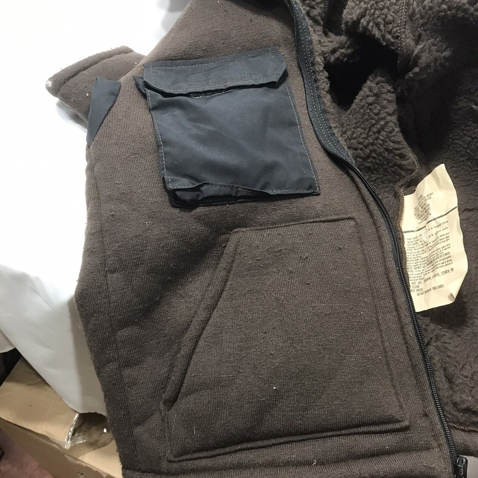 Military Issue Cold Weather Synthetic Fiber Pile Shirt Jacket Medium | eBay