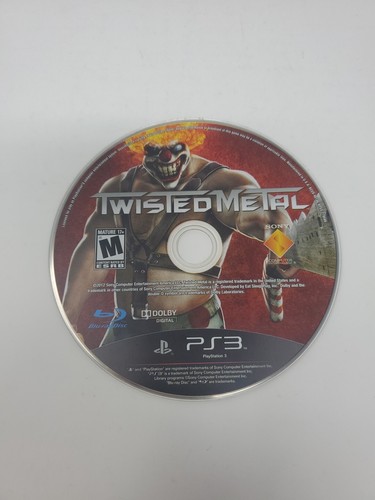 Twisted Metal Playstation 3 PS3 Disc Only Black Label | eBay