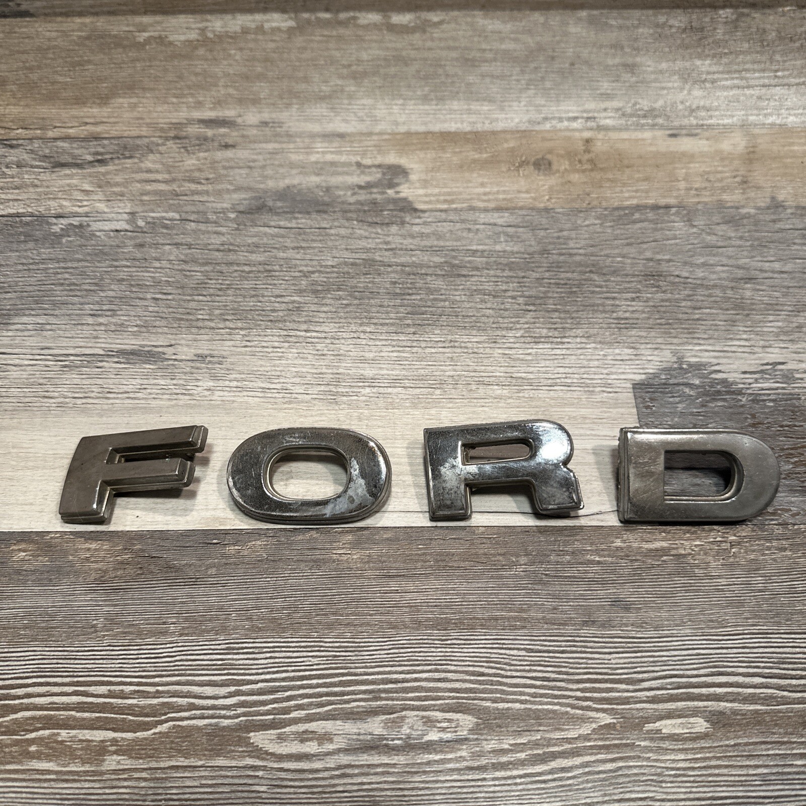 Vintage Original F100 Truck Pickup Hood Letters Emblems Badges | eBay