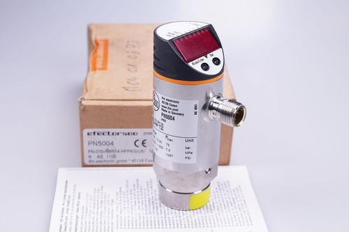 IFM PN5004 PN-010-RBR14-HFPKG/US V Pressure Sensor With Display Boxed ...
